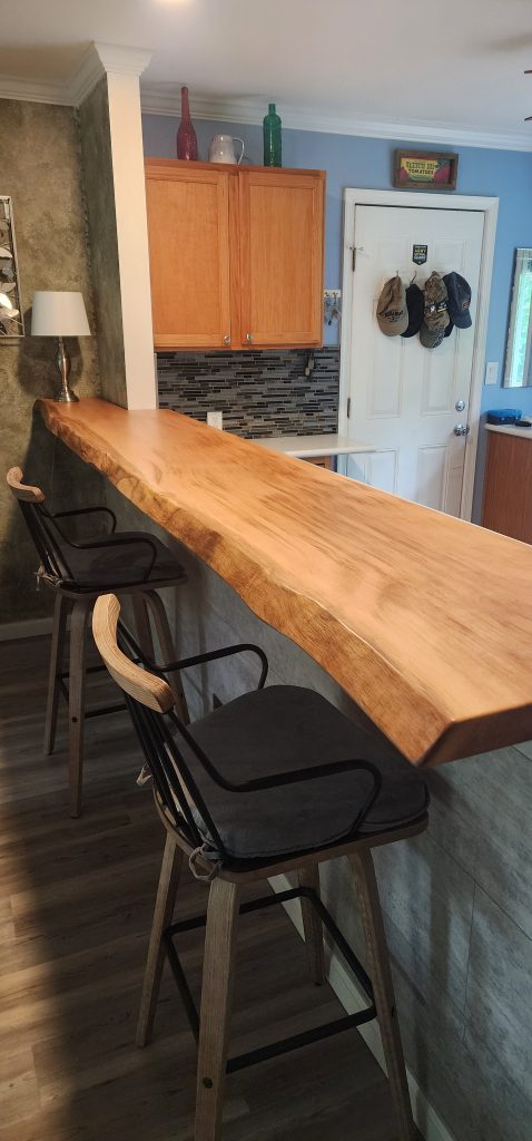 Custom Live Edge Slab Bars and Bartops | Lancaster Live Edge